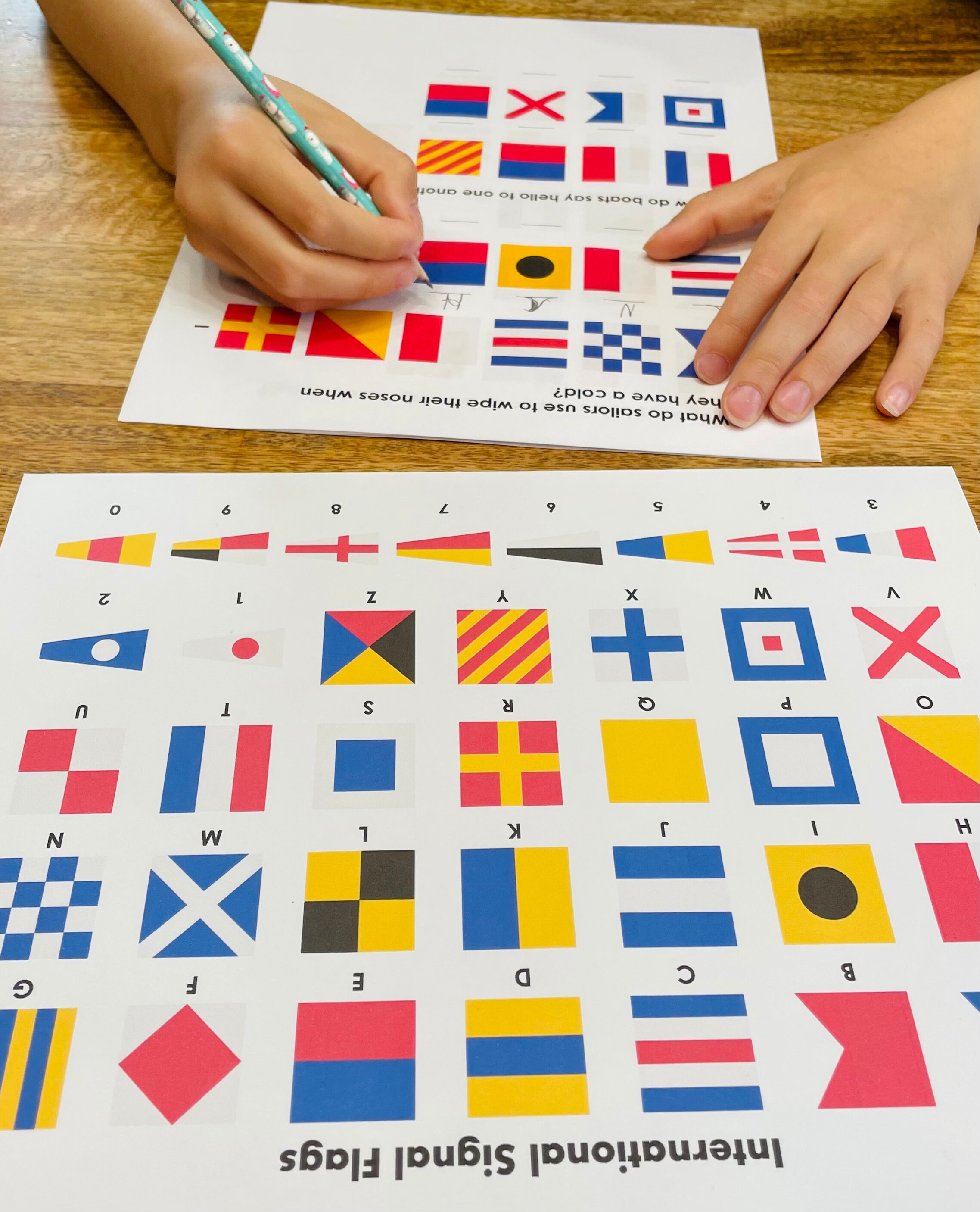 International Signal Flag Activity Pack | Montessori-inspired ...