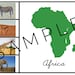 Animals of the World Continent Mats CURSIVE | Montessori Geography ...
