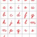 Red & Black Cursive Movable Alphabets | Montessori | Elementary ...