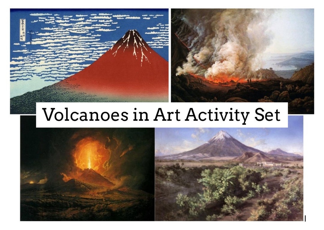 Volcanoes in Art Activity Set | Art Appreciation | Montessori | Digital ...