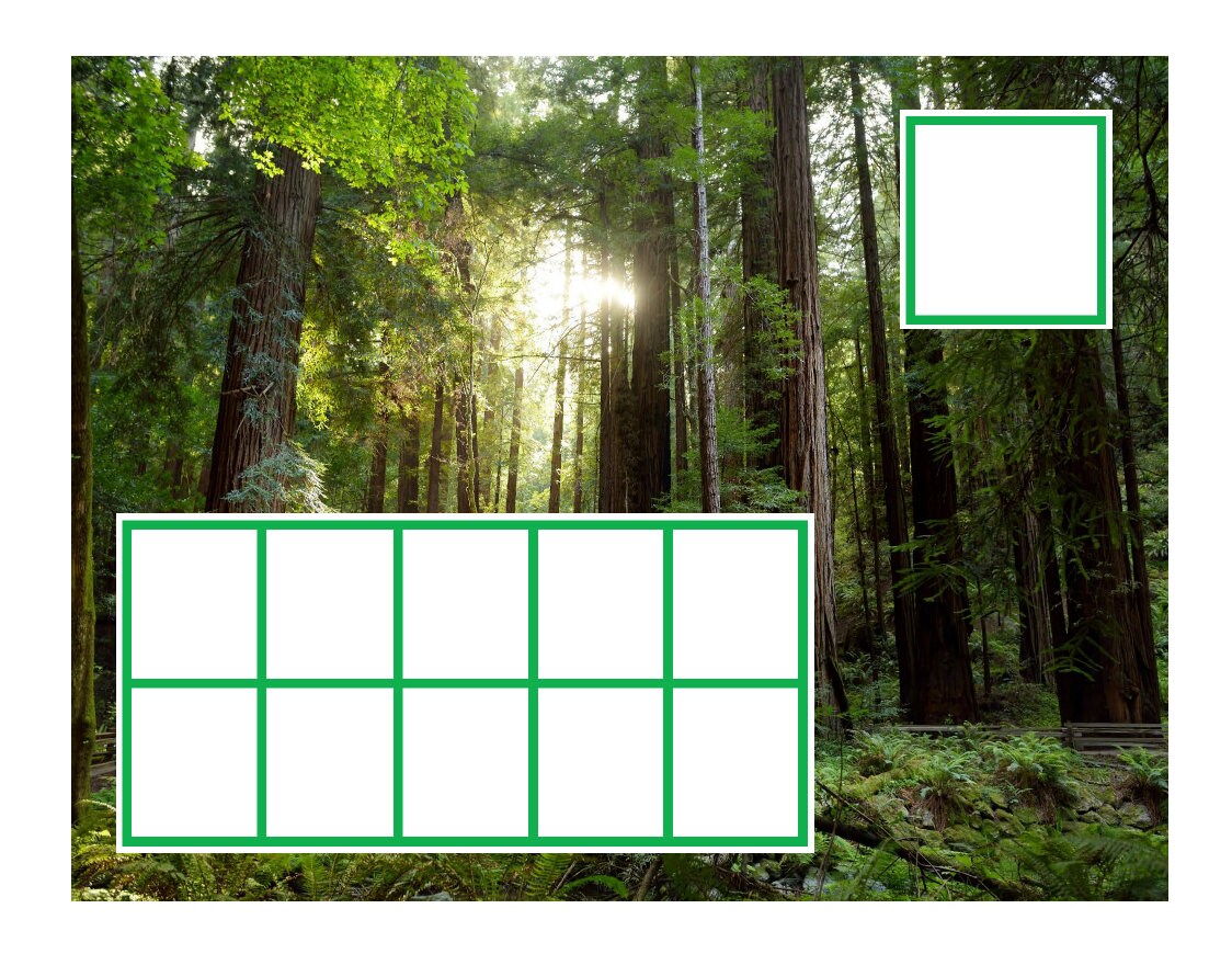 Biomes Ten Frames Preschool Math Counting Number Fluency - Etsy