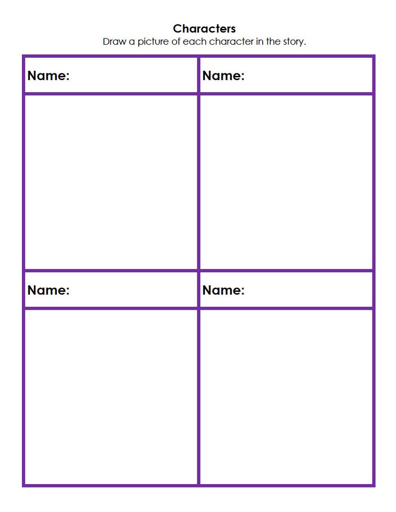 Story Mapping Activity Pack Writing Reading Comprehension | Etsy