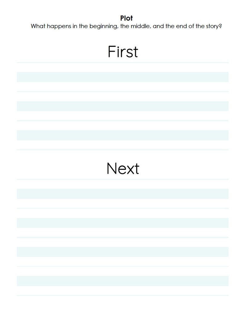 Story Mapping Activity Pack Writing Reading Comprehension | Etsy