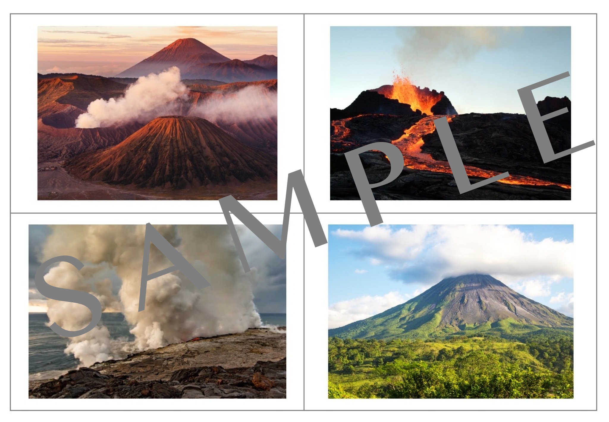 Volcanoes in Art Activity Set | Art Appreciation | Montessori | Digital ...