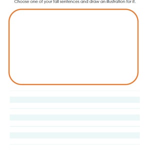 Autumn Types of Sentences Activity Pack | Elementary Language - Etsy