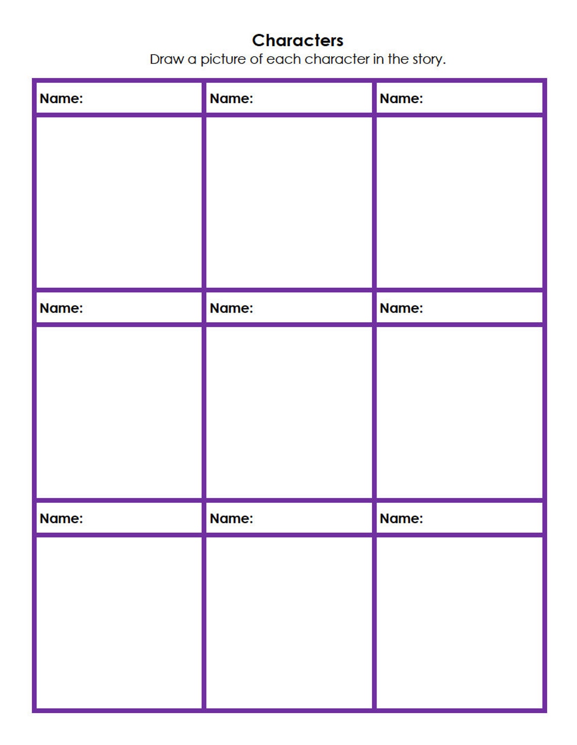 Story Mapping Activity Pack Writing Reading Comprehension | Etsy