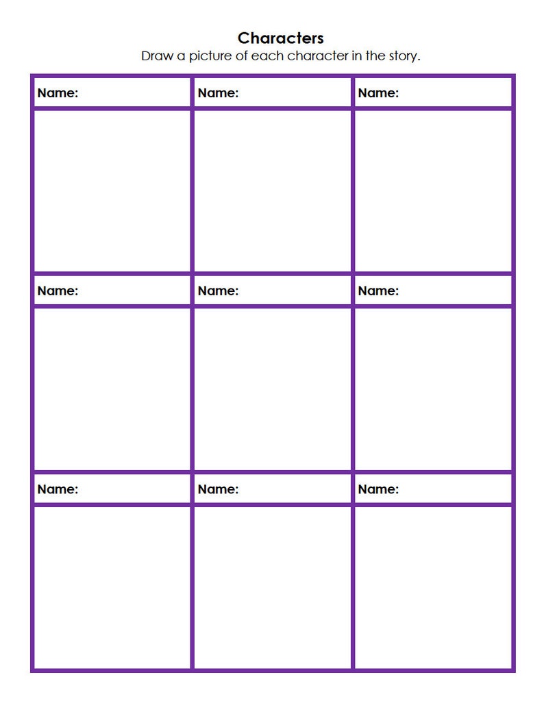 Story Mapping Activity Pack Writing Reading Comprehension | Etsy