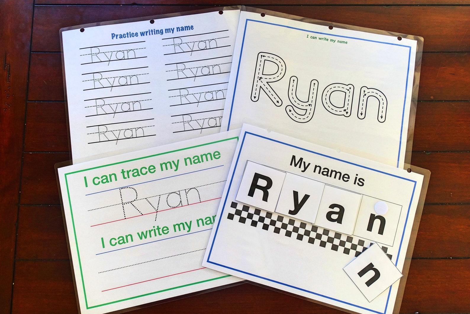 PERSONALIZED Name Practice Sheets Arrange, Trace, and Write My Name ...