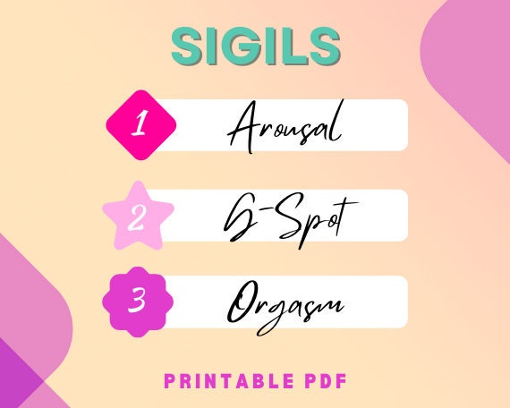 Sex Sigils for Women for Love Sex Pleasure Relationship by Psychic ...