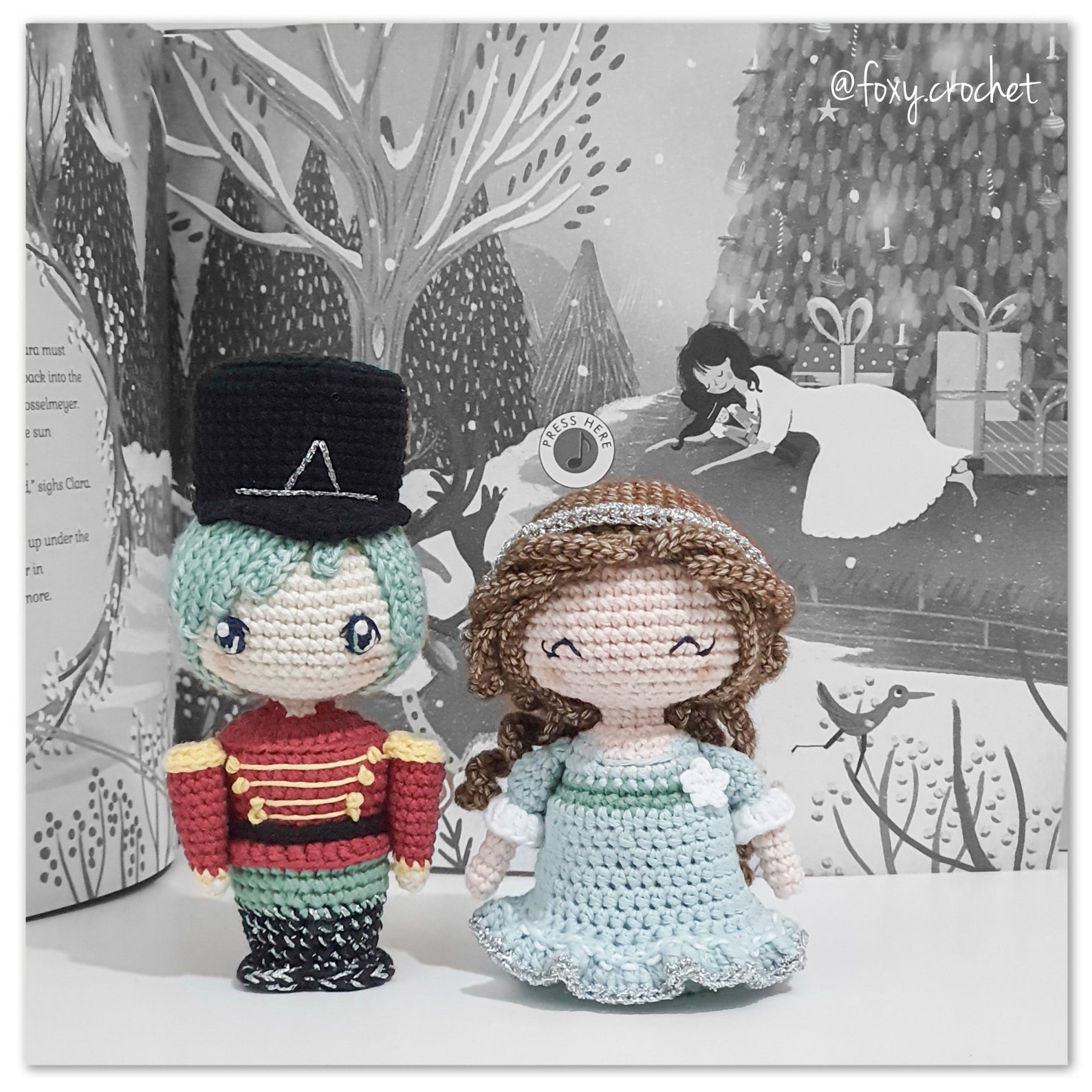 Clara Doll crochet Pattern the Nutcracker Story | Etsy