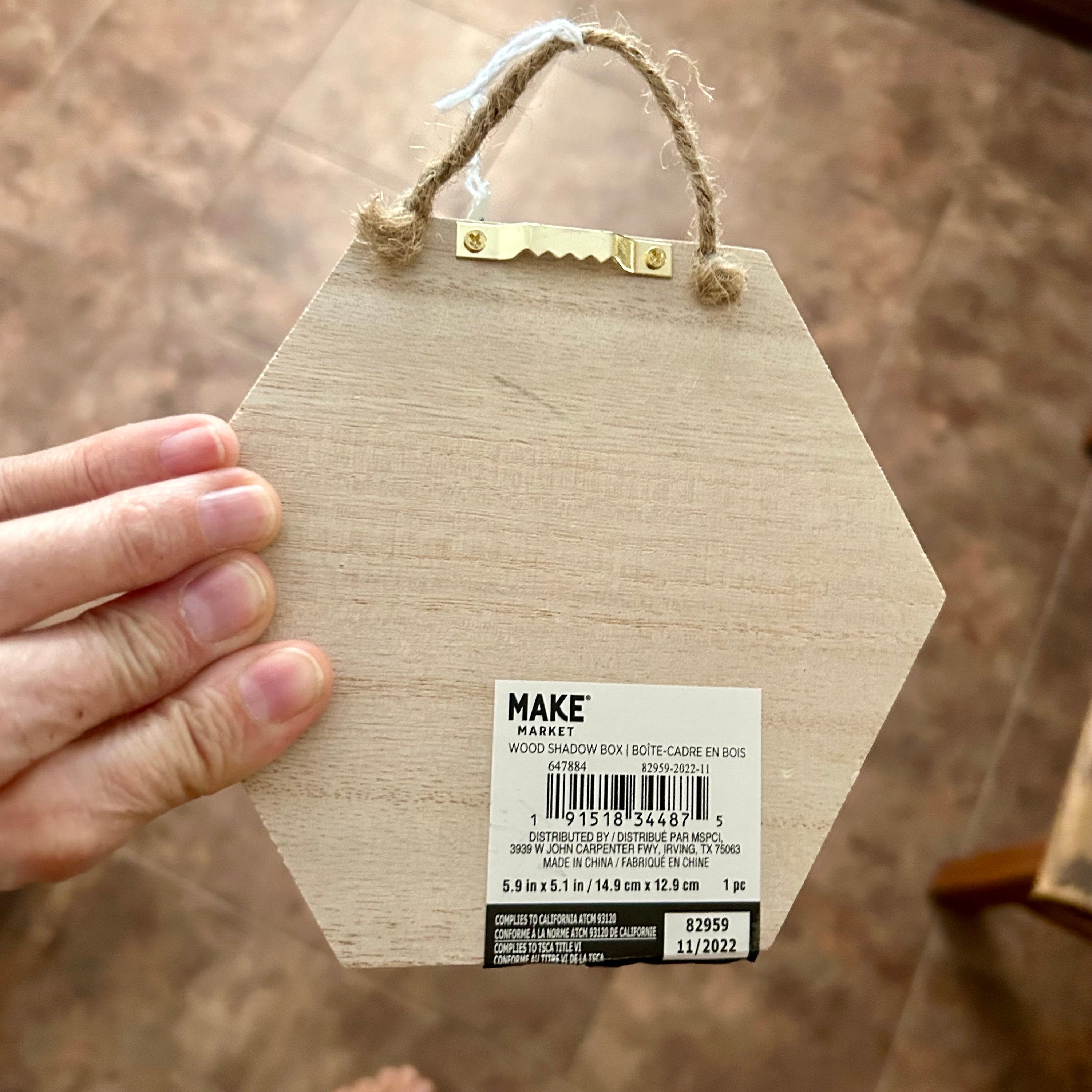 Desert Texture Collage. Dried Desert Plant Art for Tabletop or Wall ...