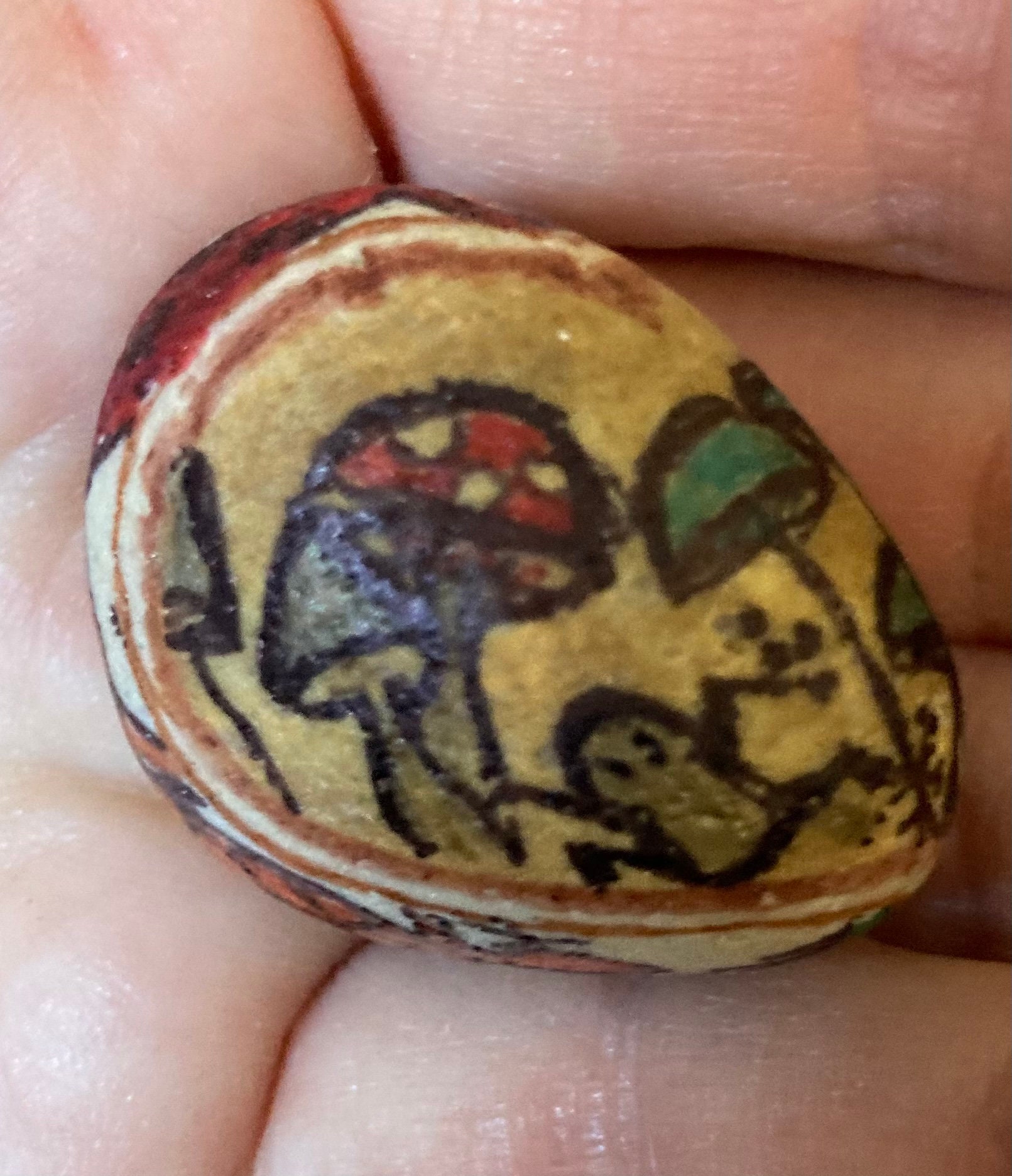 Handmade Lizard Rock Art: Unique Stone Drawings, Lizard Lover Gift - Etsy