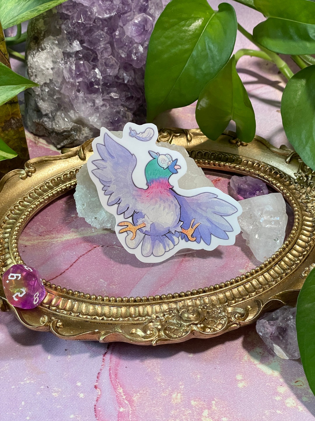 SPLAT the Pigeon Cute Animal Decal Sticker Bird Animal Art Journaling ...