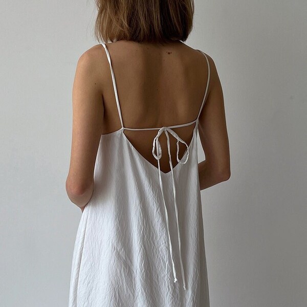 Low Back Dress - Etsy