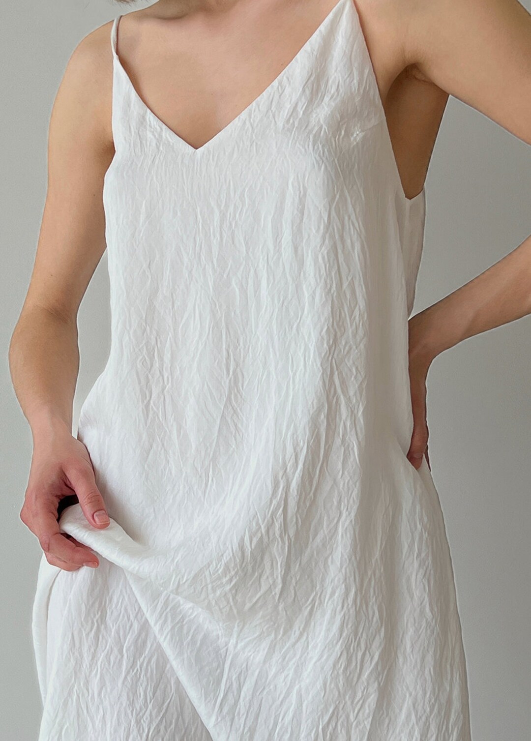 Open Back Sundress Low Back Dress Long Strappy Dress for - Etsy