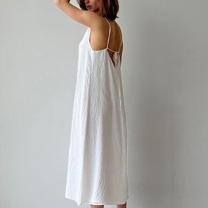 Open Back Sundress Low Back Dress Long Strappy Dress for - Etsy