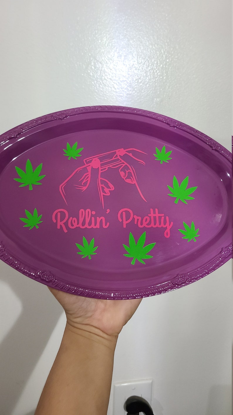 Rollin' Pretty Custom Rolling Tray - Etsy