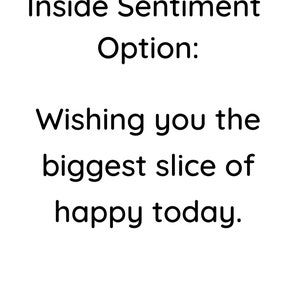 Birthday Cake Slice Card - Etsy