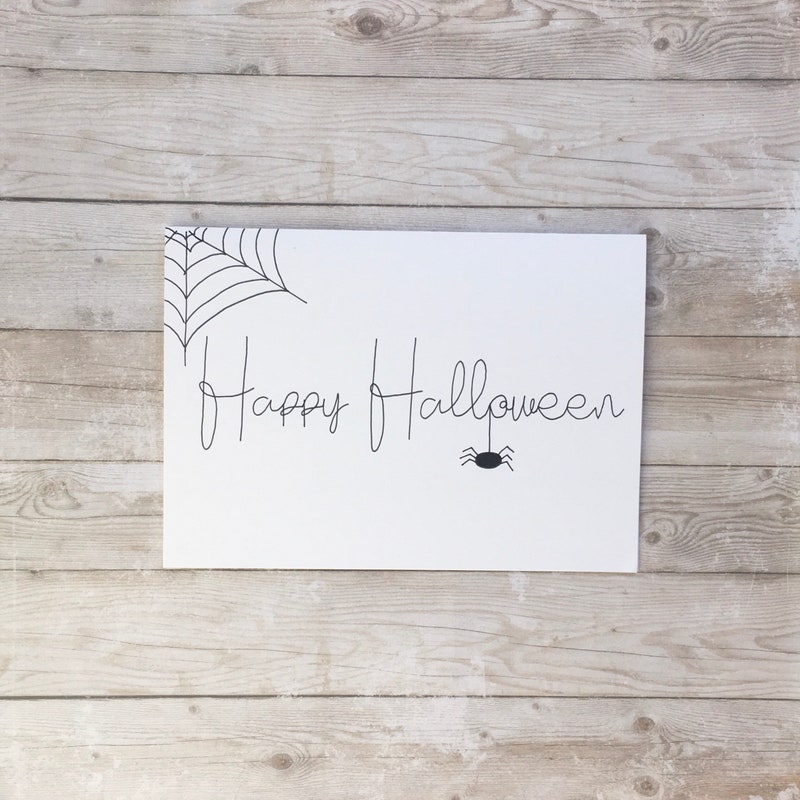 Happy Halloween Card - Etsy