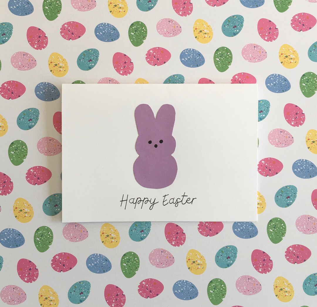 Peeps Easter Card - Etsy