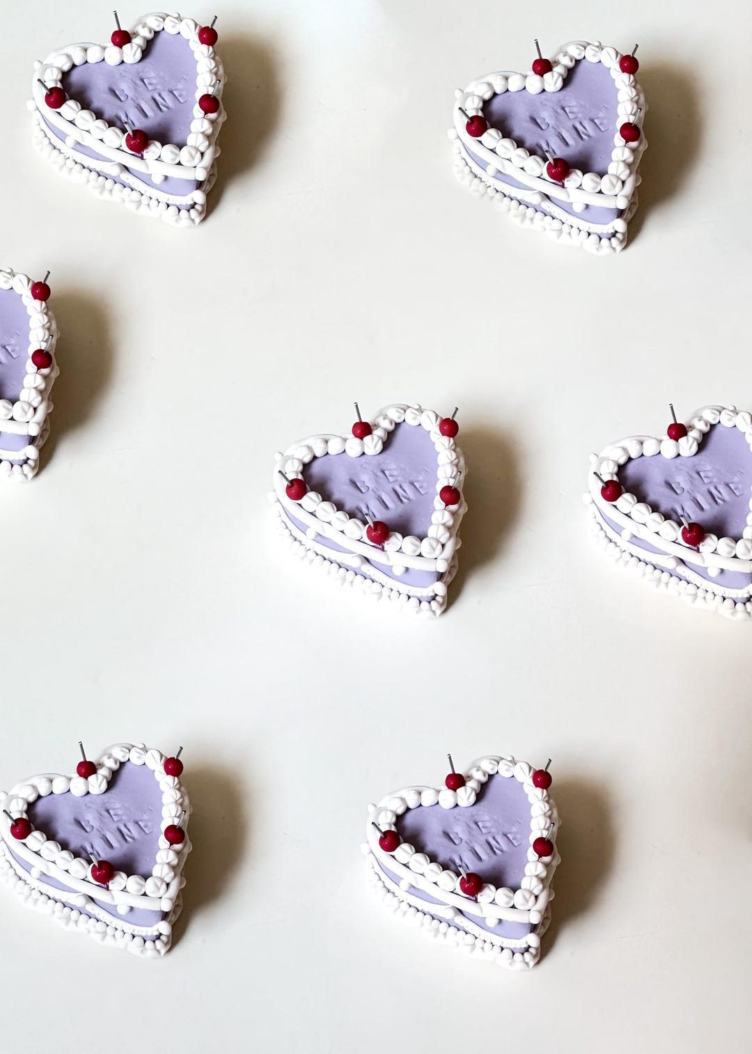 Purple Valentines Day Candy Heart Mini Cake - Etsy