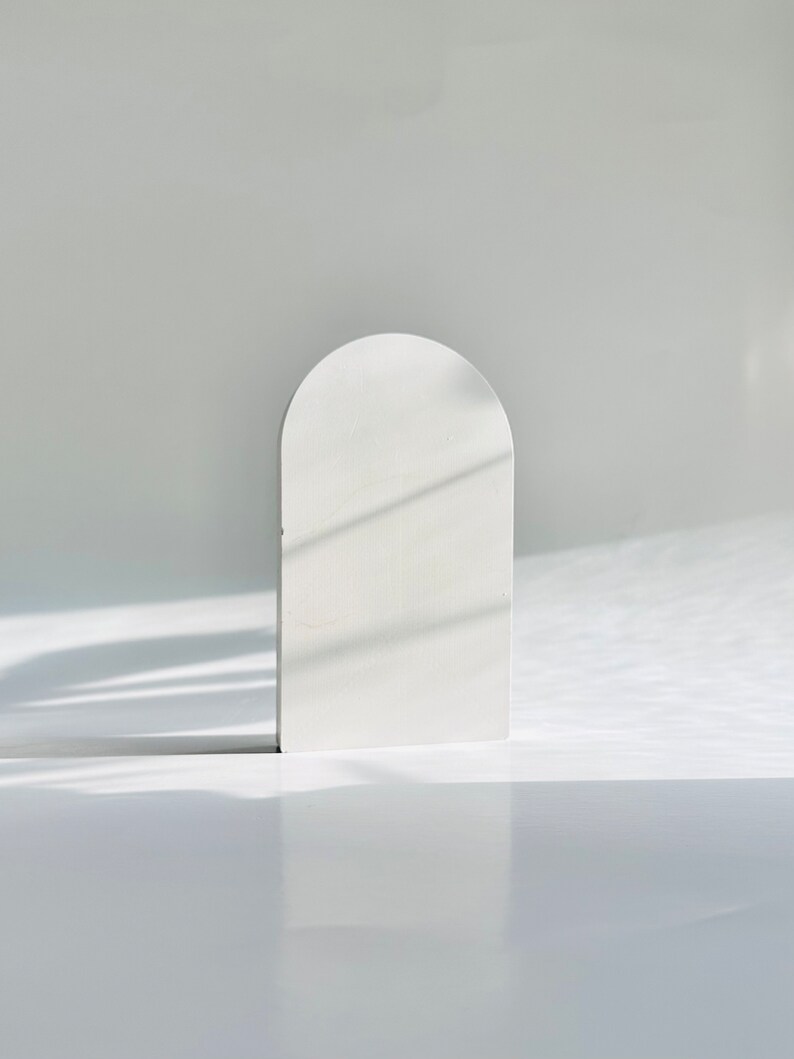 Simple White Blank Decorative Arch, Plaster Arch, Minimalist Decor ...