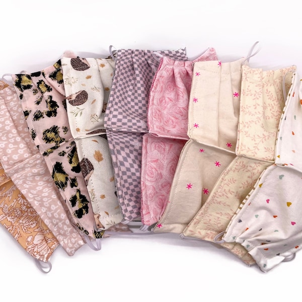 Pink Face Mask - Etsy