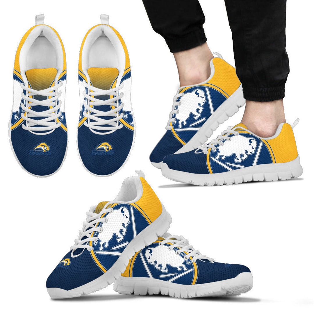 Buffalo Sabres Custom Themed Shoes Sneakers for True Fan, Kids Women ...