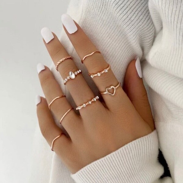 Stacking Ring Set - Etsy