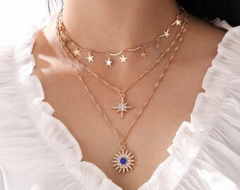 3 Piece Necklace - Etsy