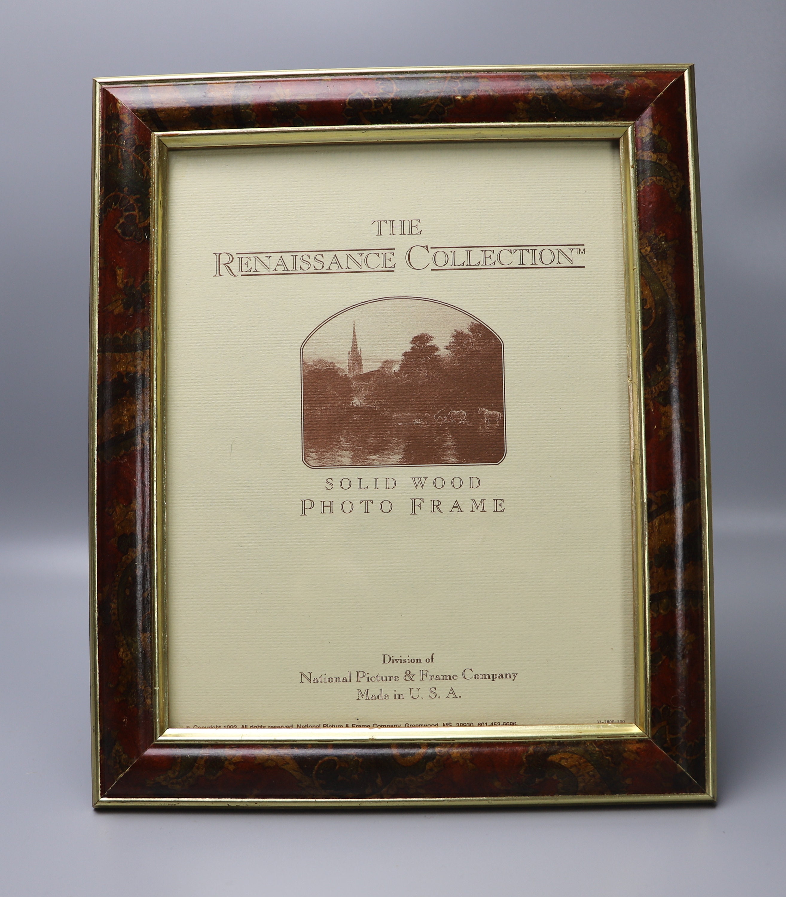 The Renaissance Collection Picture Photo Solid Wood Frame | Etsy