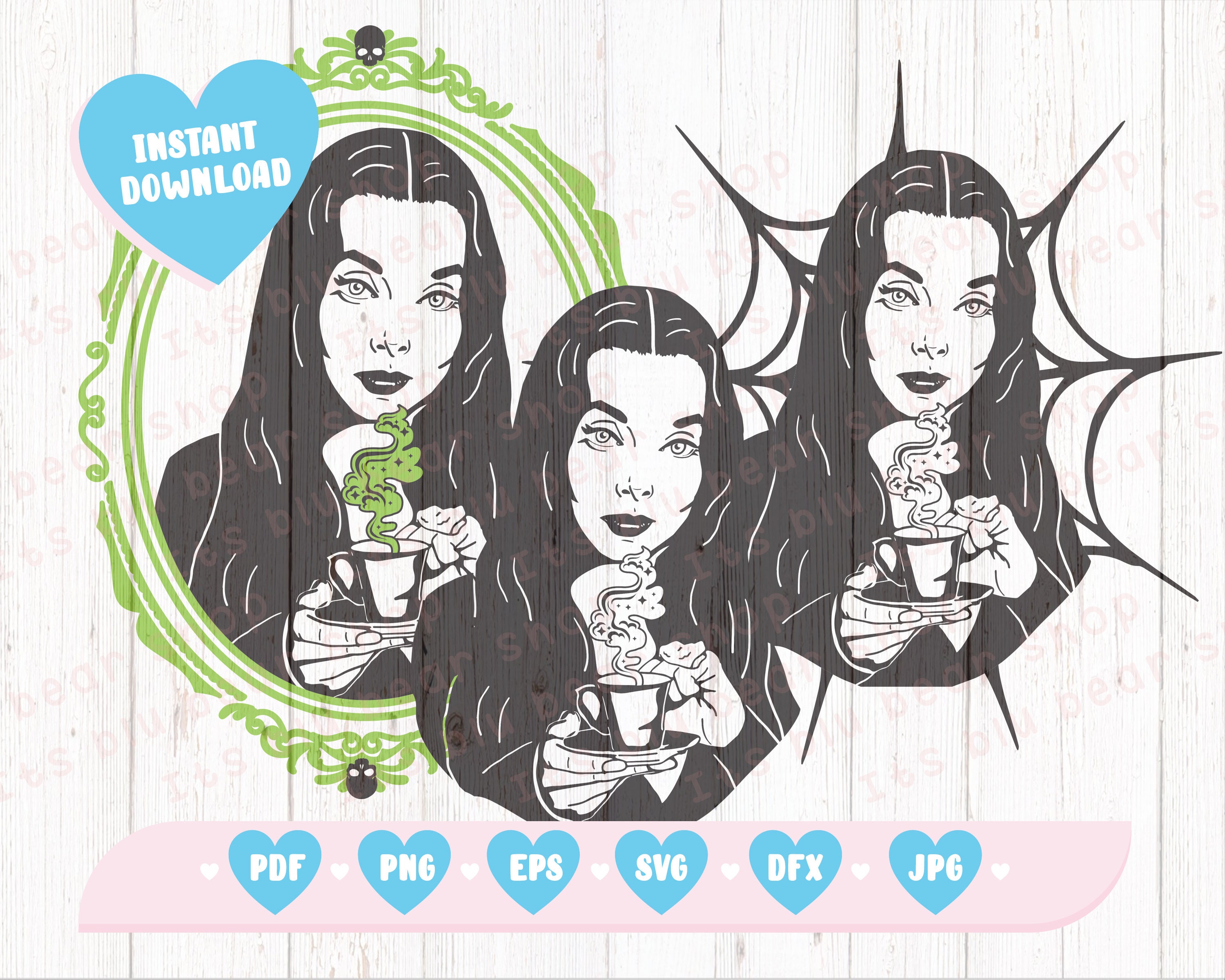 SVG Halloween Svg Files Vampire Svg Silhouette Dxf File - Etsy