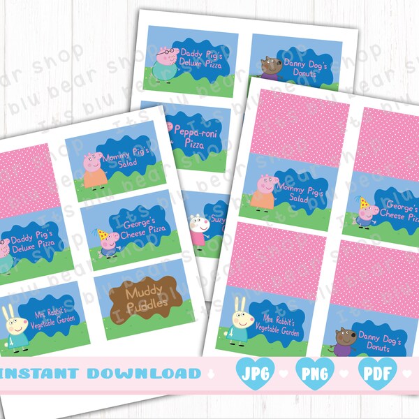 Peppa Pig Theme - Etsy