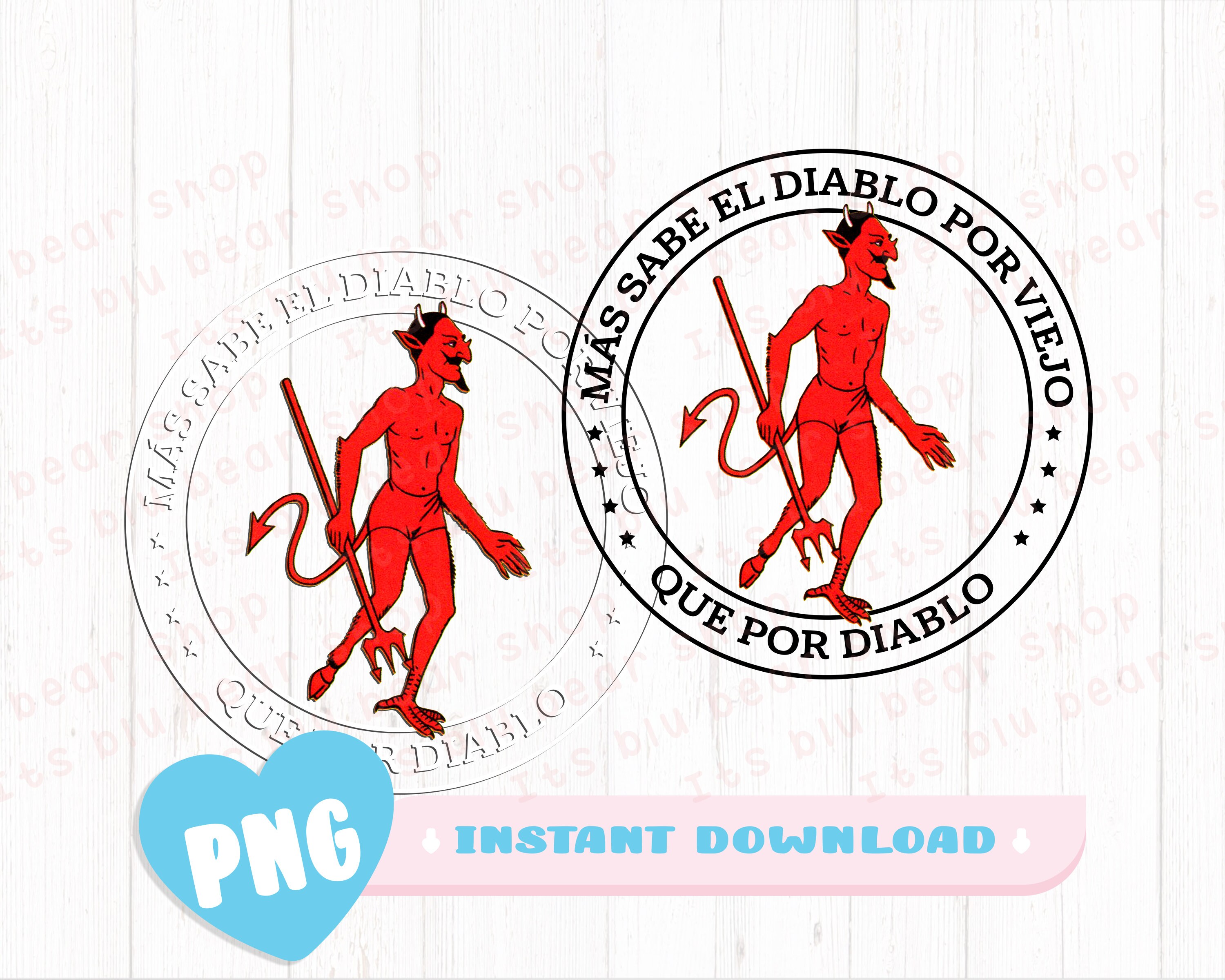 EL Diablito PNG Quote Png Loteria Png Sublimation Digital DTG - Etsy Canada