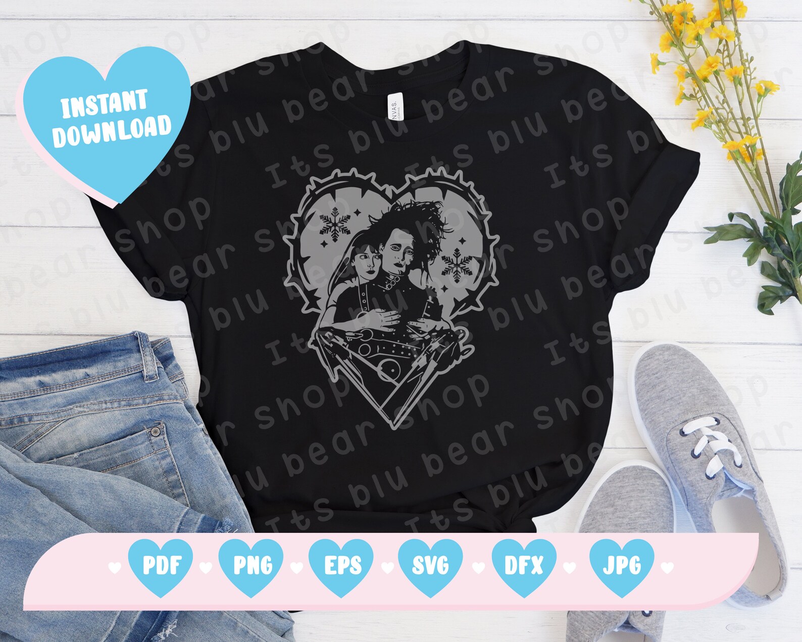 Edward Svg Kim Svg Dxf Cricut Silhouette Cut File Instant - Etsy