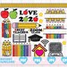 School Bundle SVG Files Back to School PDF Teacher EPS - Etsy