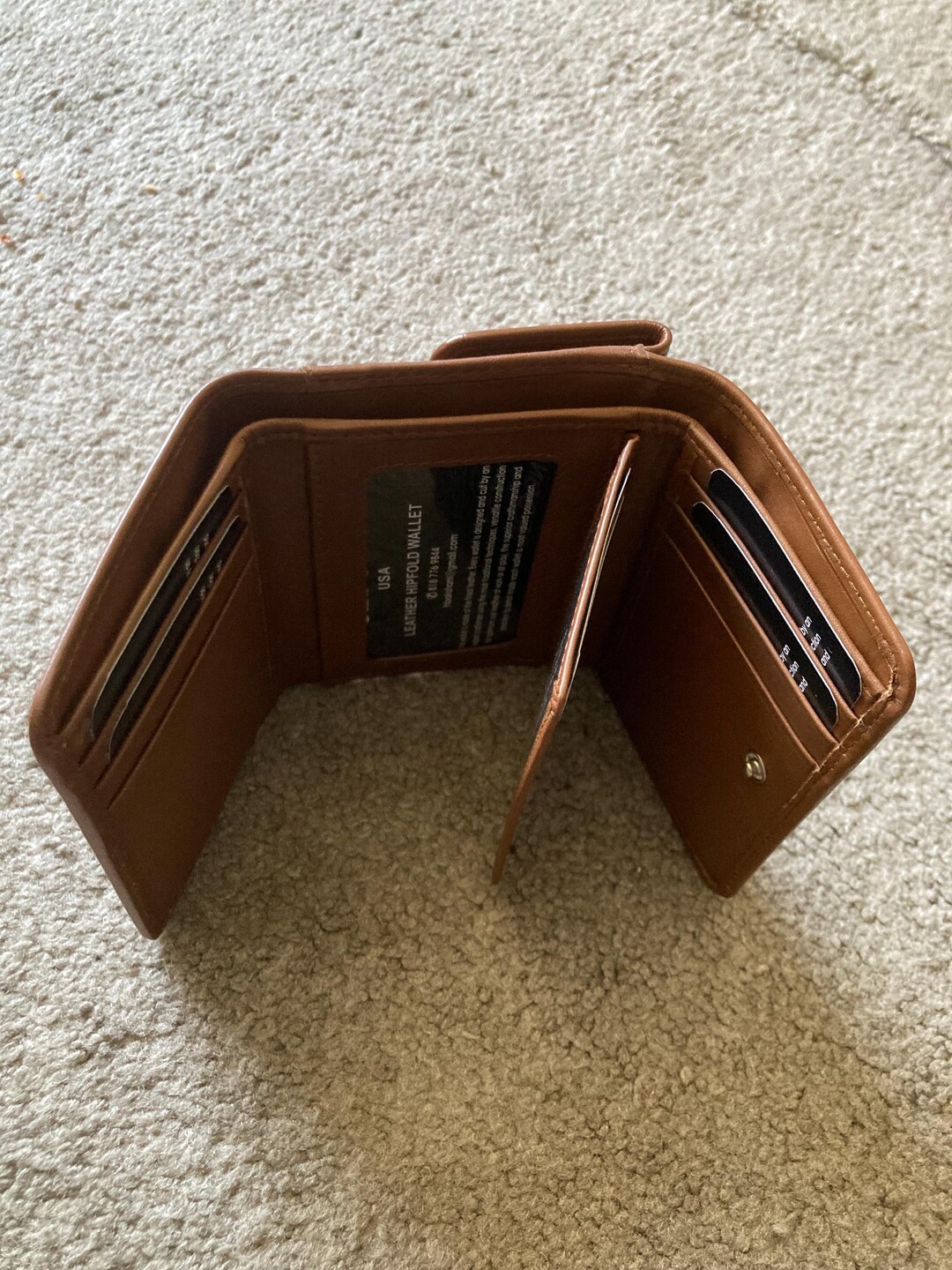 Womens Trifold Wallet With Coin Pocket - Etsy