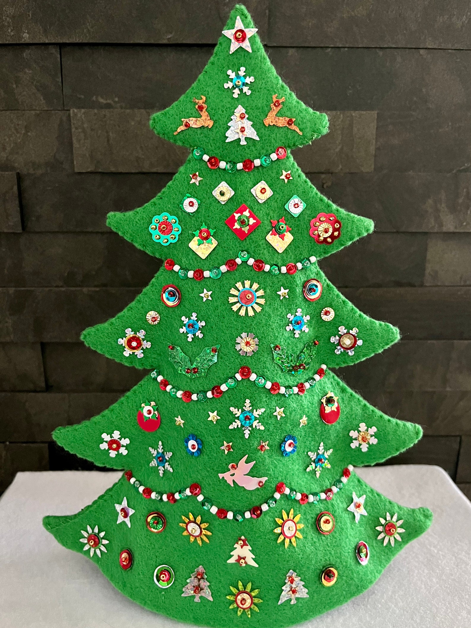 Felt Holiday Trees - Etsy
