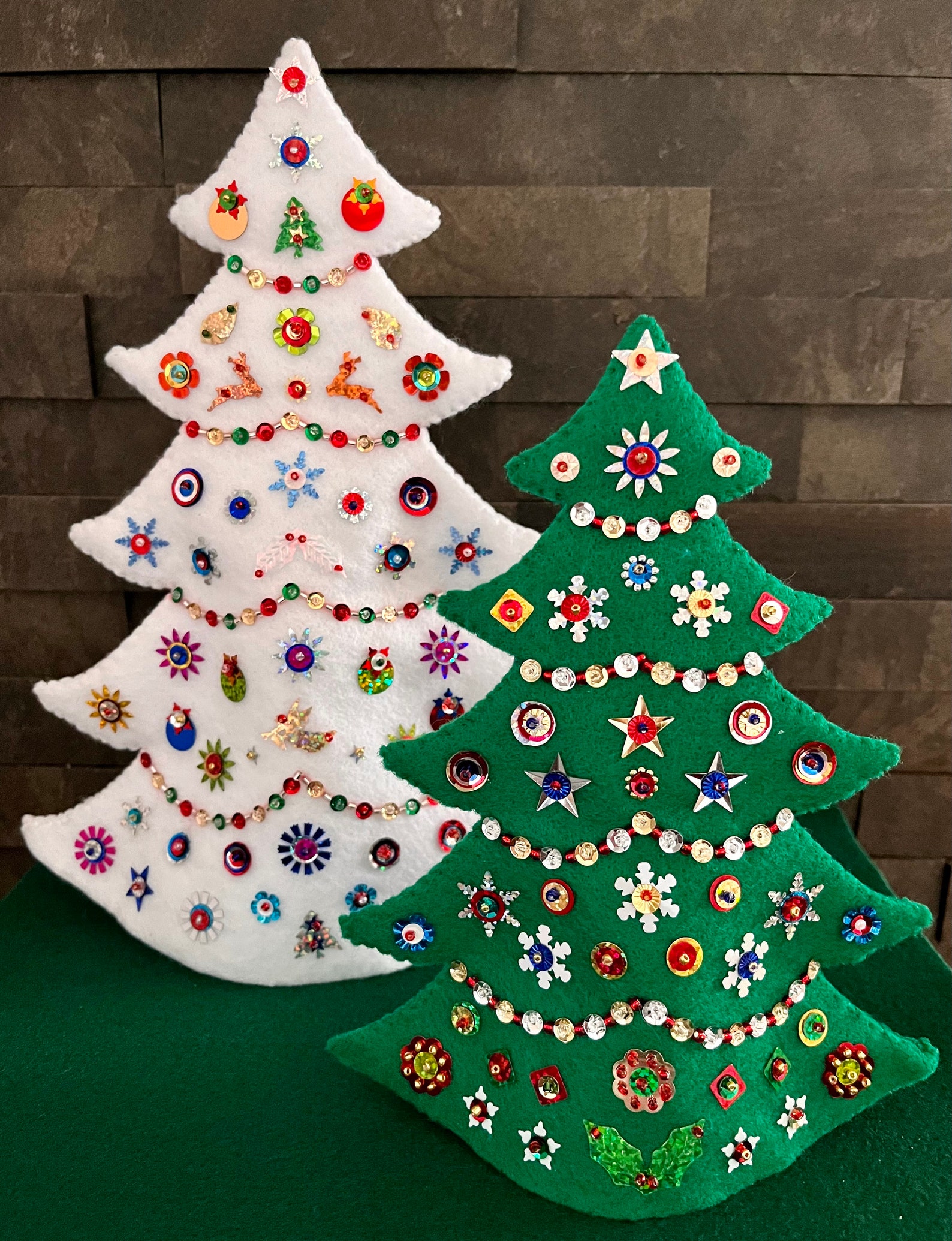 Felt Holiday Trees - Etsy
