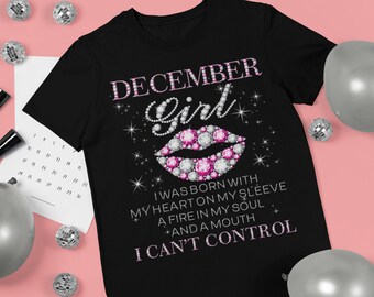 Born December Shirt - Etsy