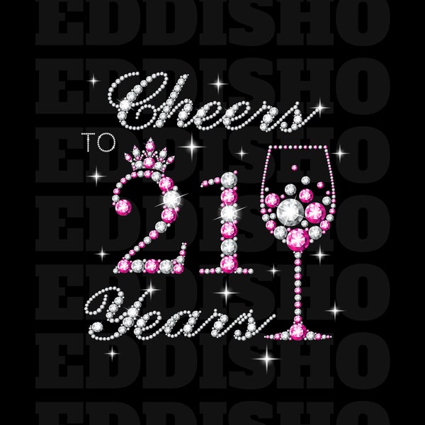 Cheers to 21 Years - Etsy