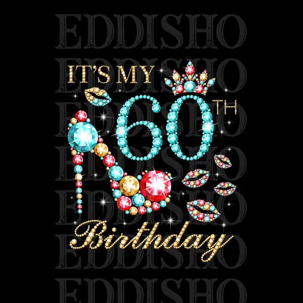 60th Birthday Diamond Decor - Etsy