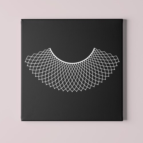 RBG Collar SVG - Etsy