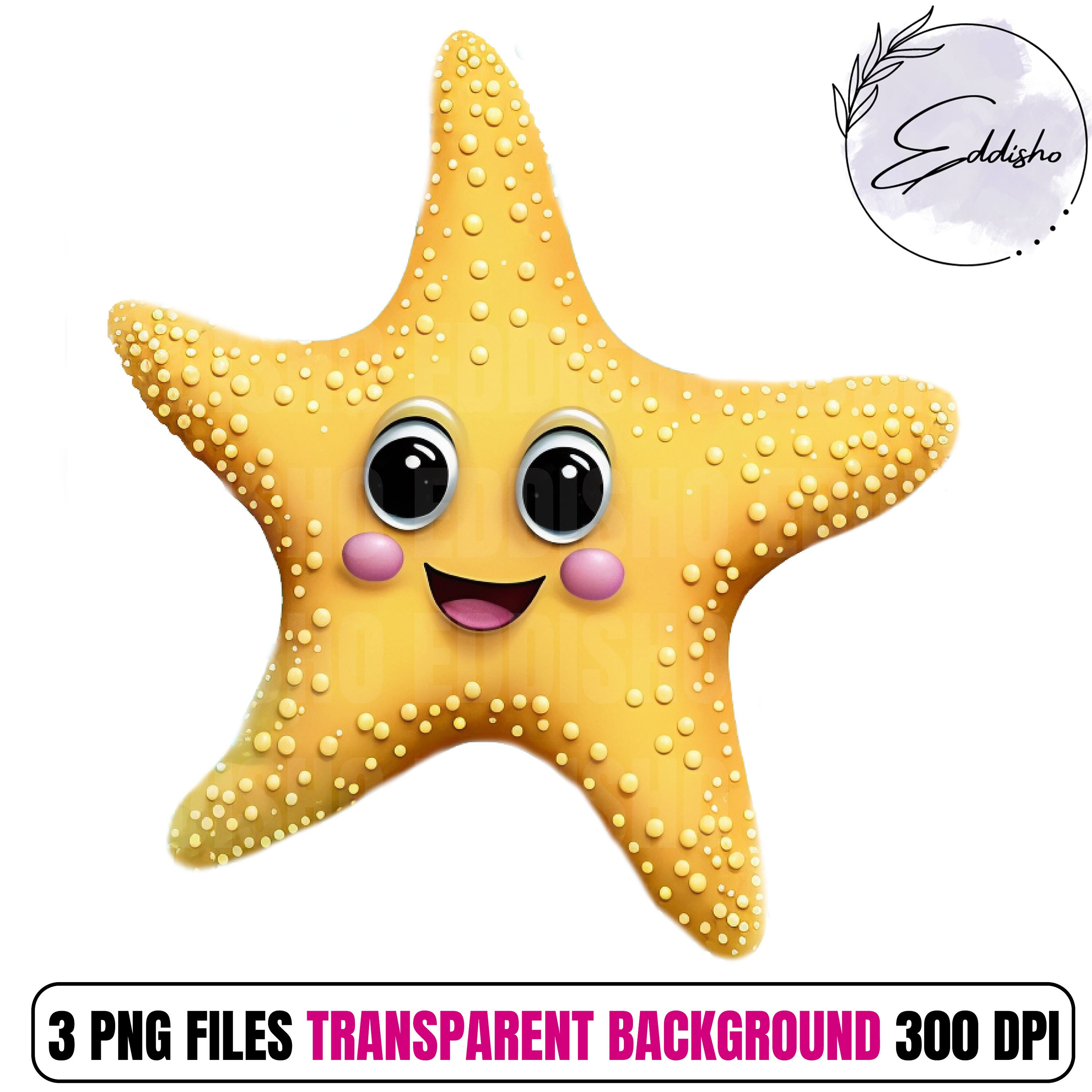 Cute Starfish Clip Art