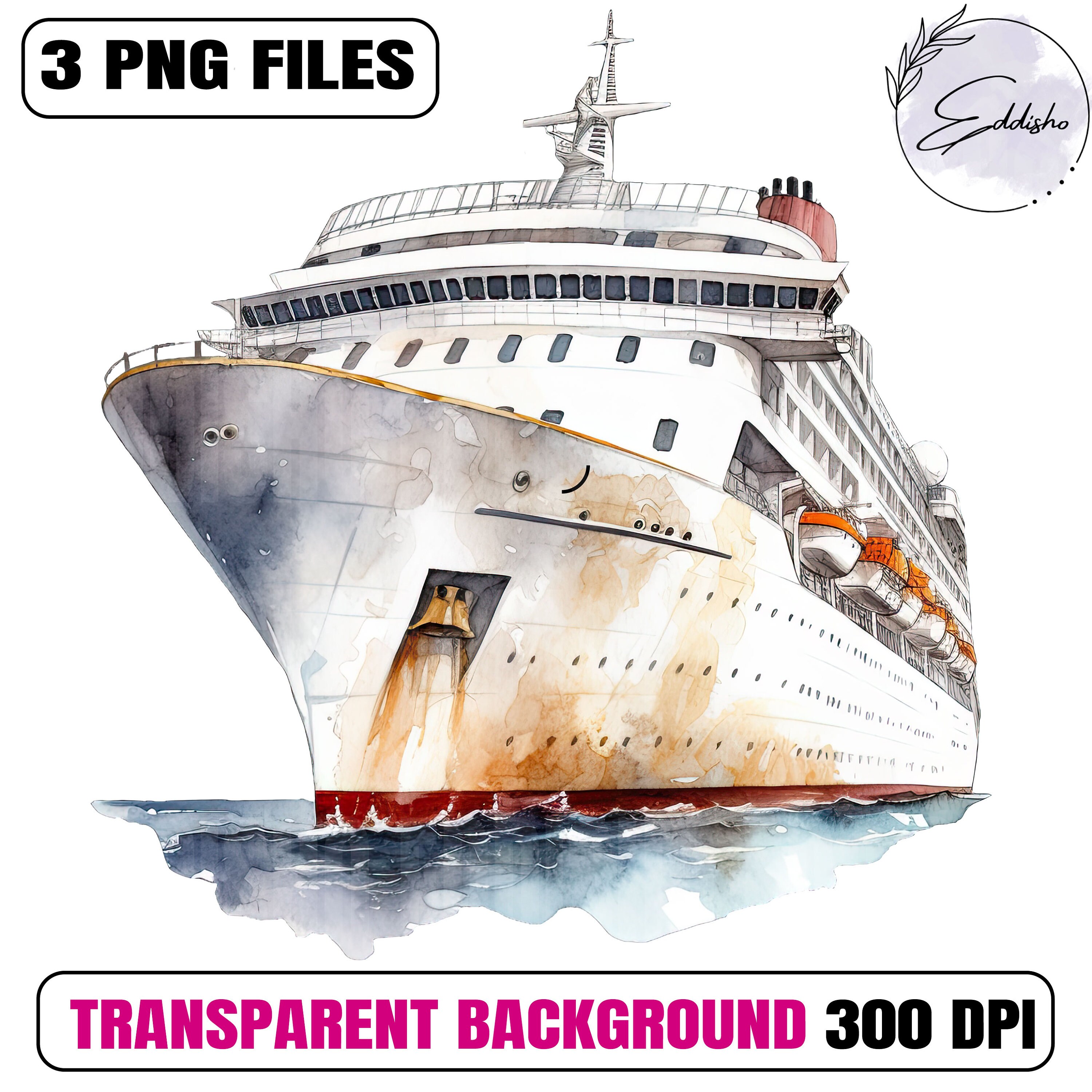 Cruise Ship Drawing Sketch
