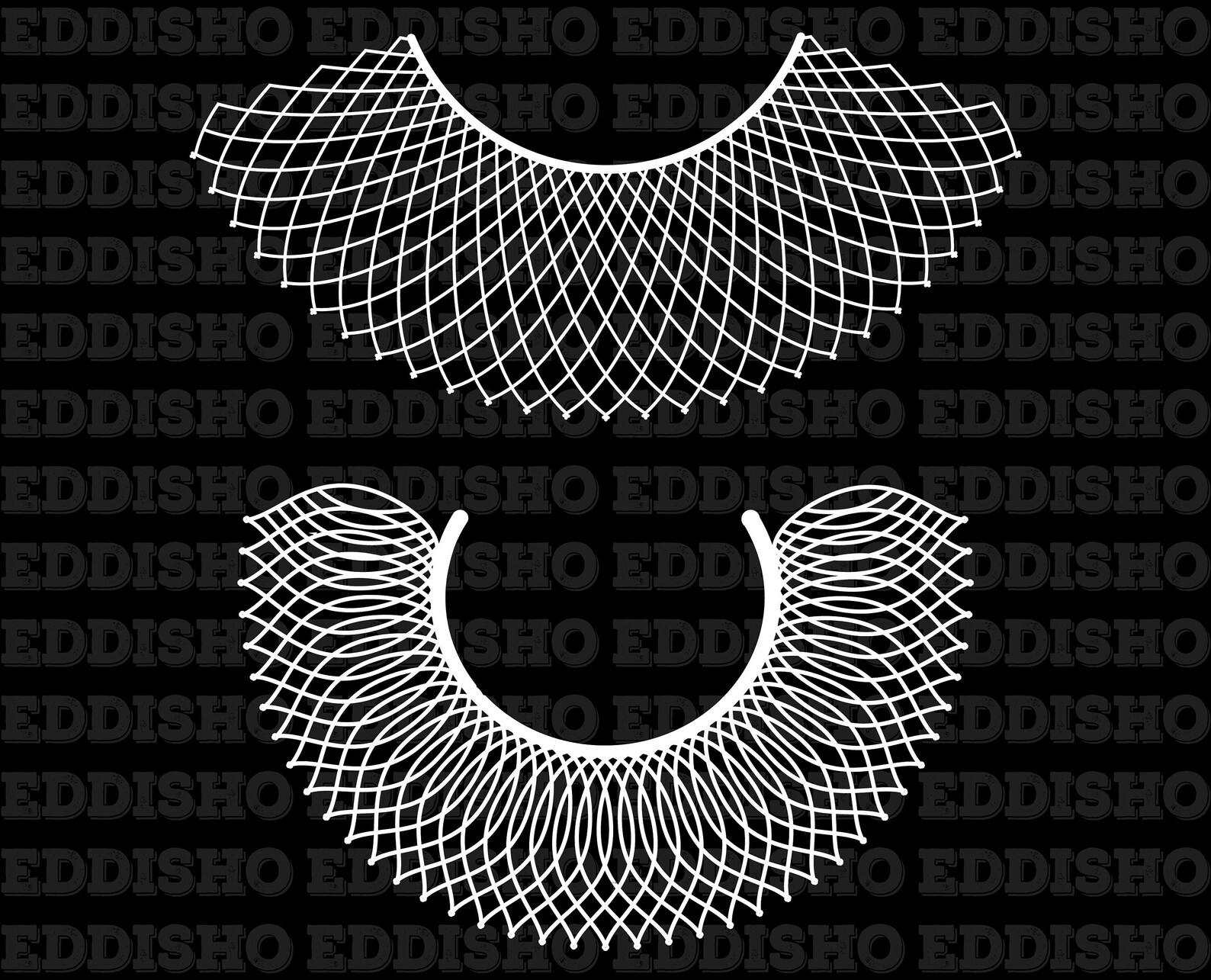 RBG Collar PNG and SVG Ruth Bader Ginsburg Collar .eps Png - Etsy