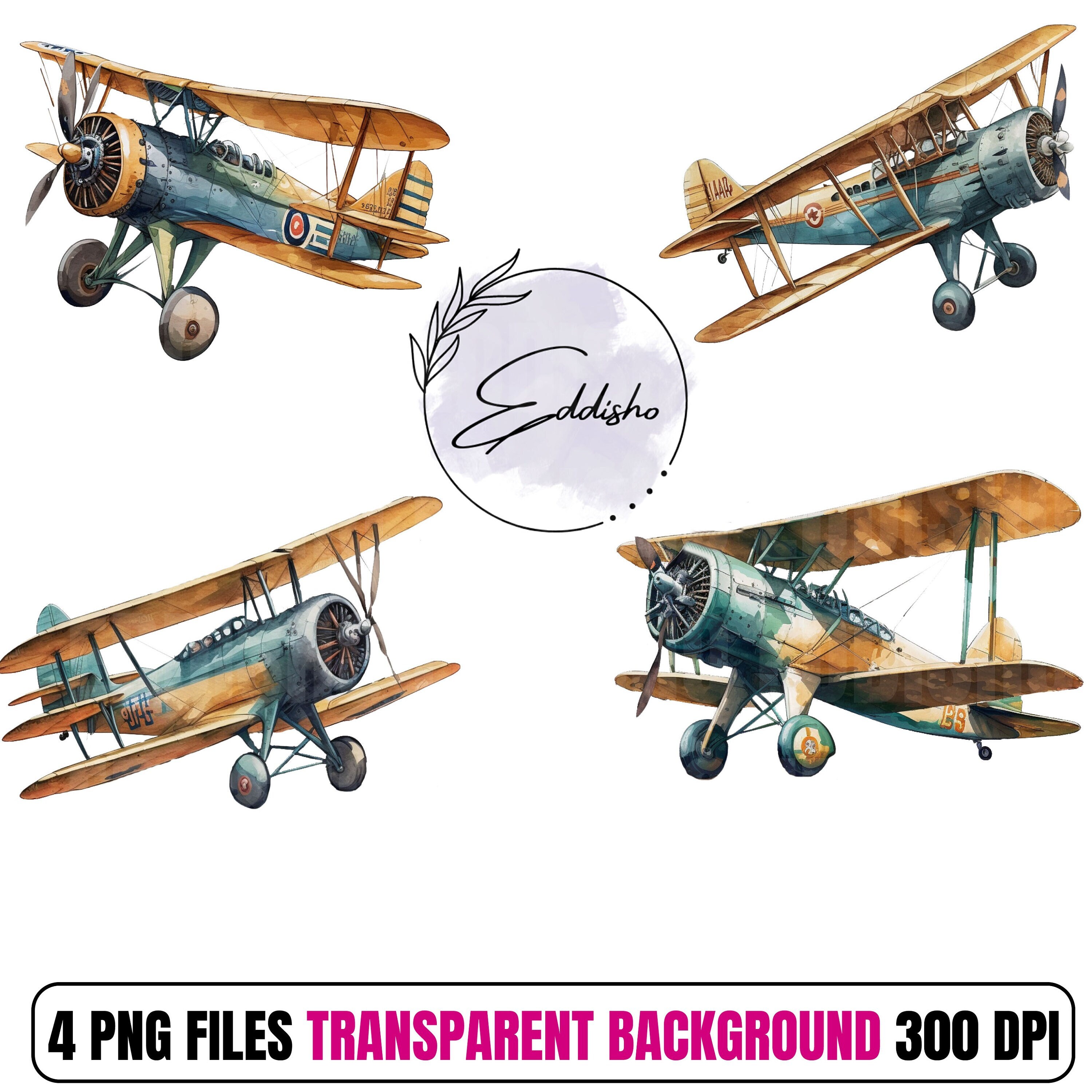 Vintage Airplane Png