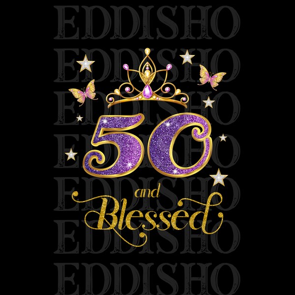50 Years Blessed - Etsy