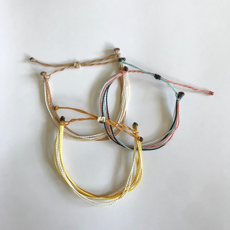 Wax String Bracelet - Etsy