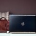 New MacBook M1, M2 Air, M1 Max MacBook Pro Black Leather Satin Gold ...